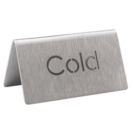 Cold Beverage Metal Table Tents | Service Ideas, Inc.